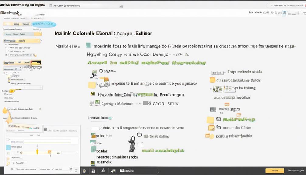 How to Change Hyperlink Color in Mailchimp - Influenctor